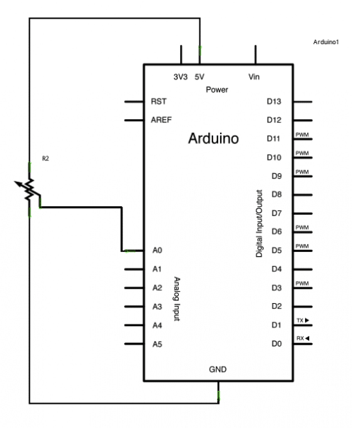 เริ่มต้น สอน Arduino รับข้อมูลจากตัวต้านทานปรับค่าได้ Analog Input