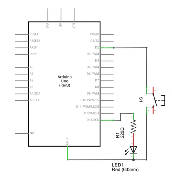เริ่มต้น สอน Arduino รับข้อมูลกดสวิตช์จากผู้ใช้ Digital Input สอน Arduino Tutor