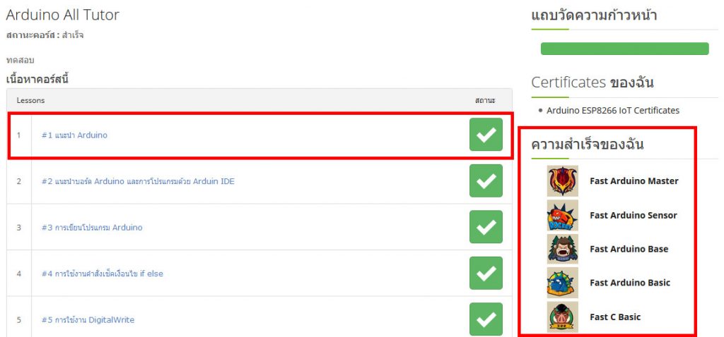 Arduinoall Tutor สอน Arduino Tutor